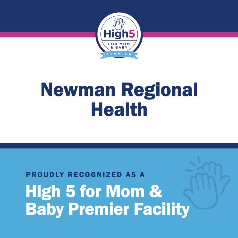 Newman Regional Health Receives High 5 for Mom & Baby Premier ...